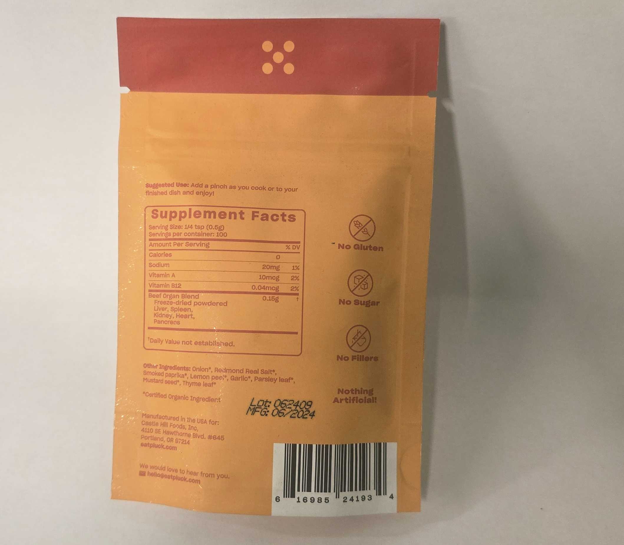 Pluck // Original All-Purpose Organ Meat Blend Seasoning