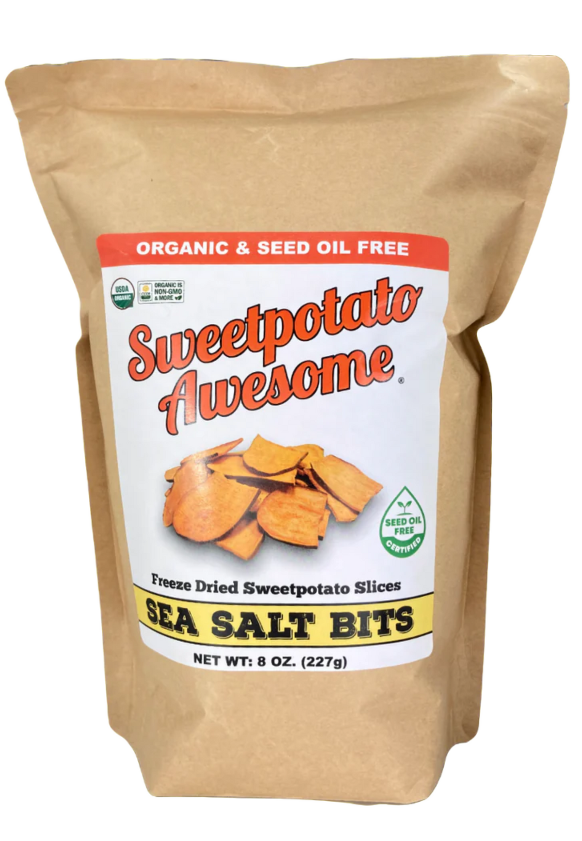 Sweetpotato Awesome - Sea Salt Bits 8 oz // ShopAIP Healthy Foods