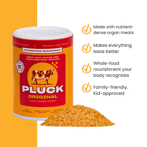 Pluck // Original All-Purpose Organ Meat Blend Seasoning, 3.1 oz